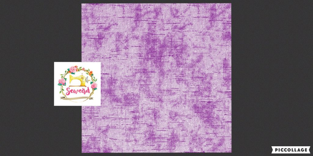 Custom Retail – DBP – Washed Purple Jean – Last 21″ x WOF – Seweird Fabric