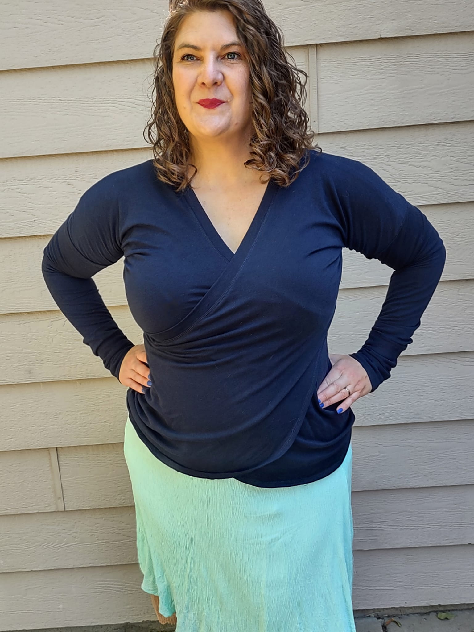 Rayon Crinkle – Solid – Aqua – Seweird Fabric